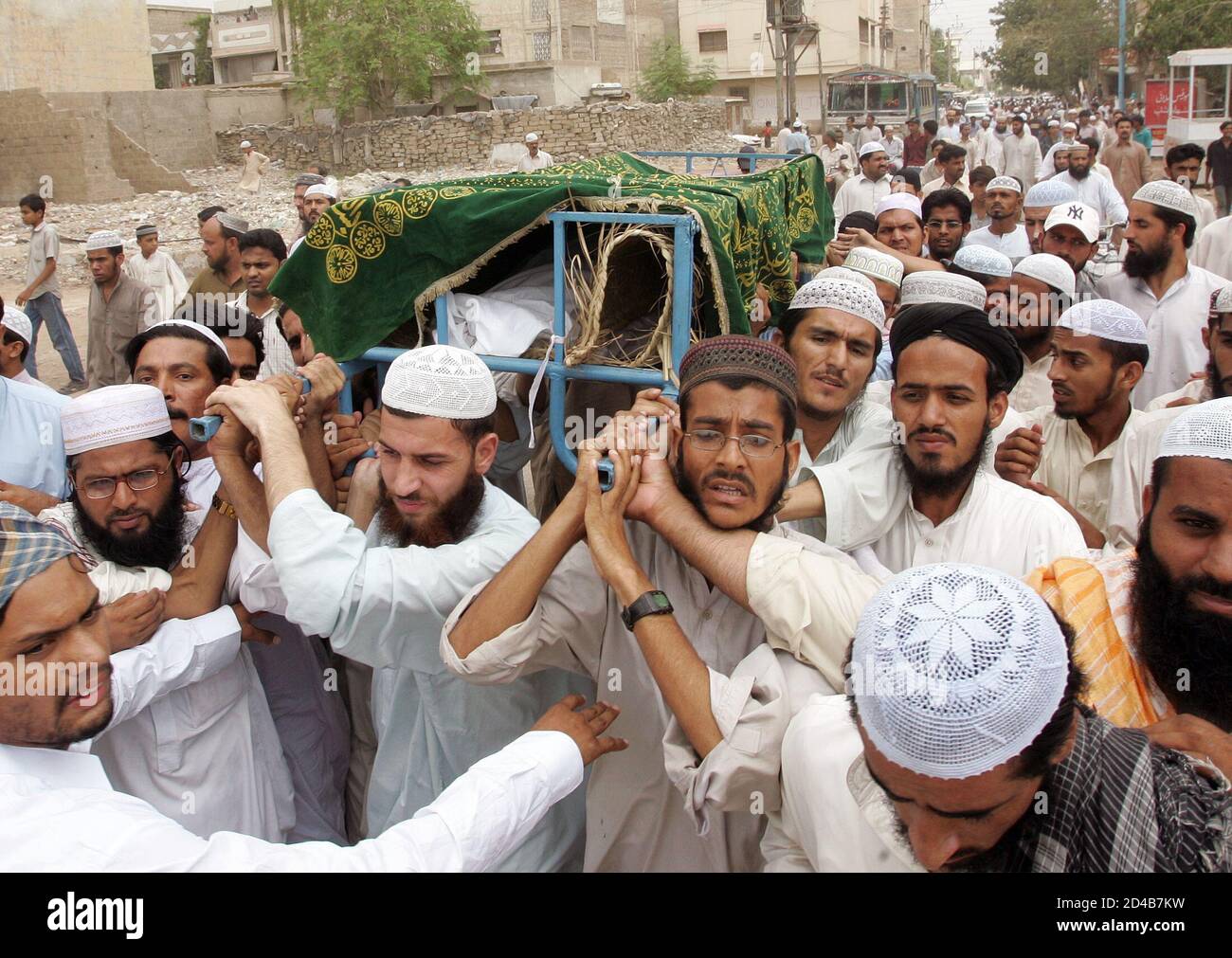 Muslim cleric coffin hi-res stock photography and images - Alamy