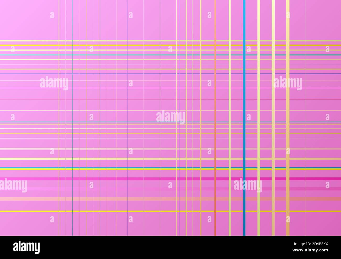 Random colored mesh, grid, lattice and grating of intersecting straight lines. Abstract vector ...