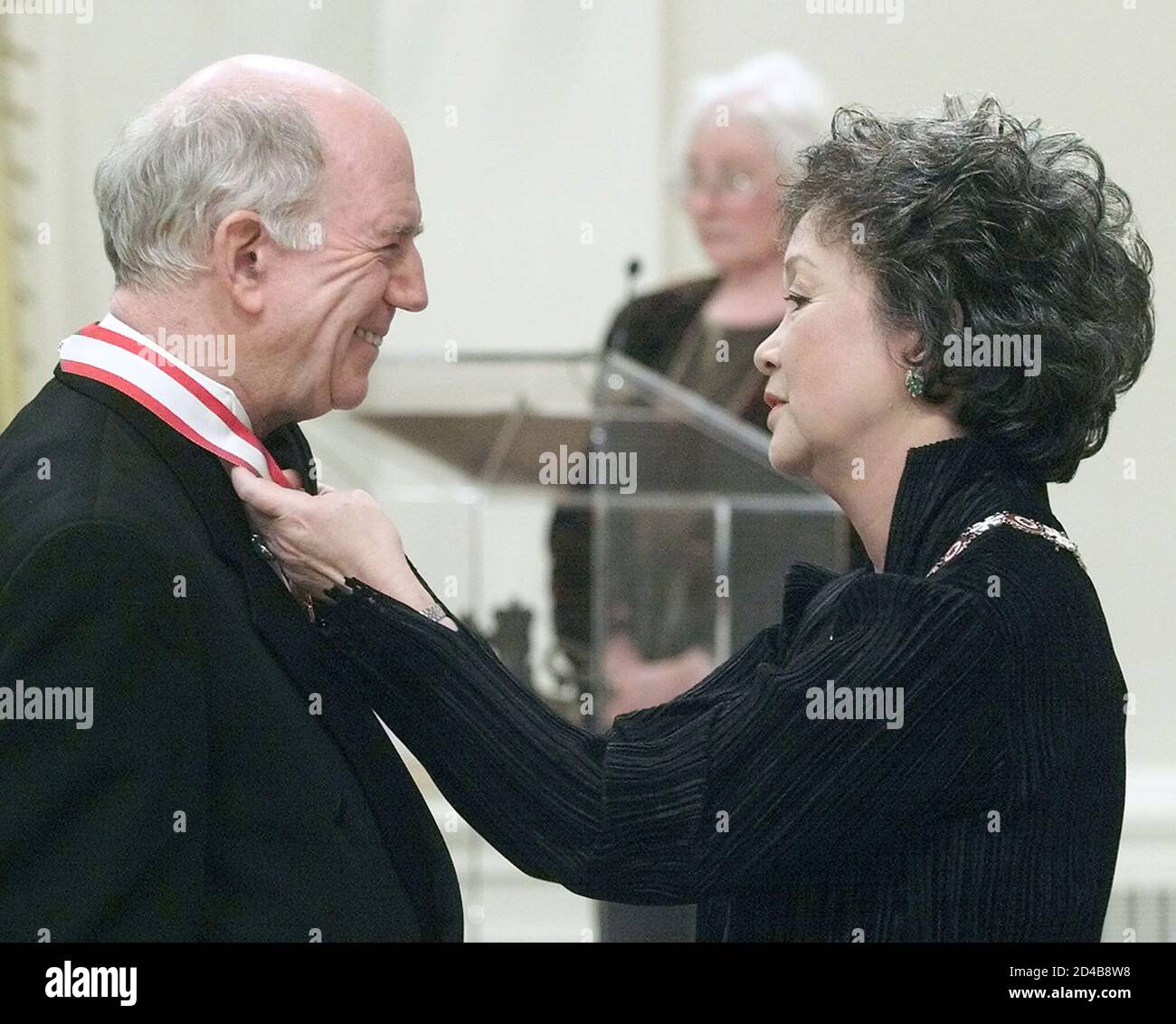 Canadas governor general adrienne clarkson hi-res stock photography and ...