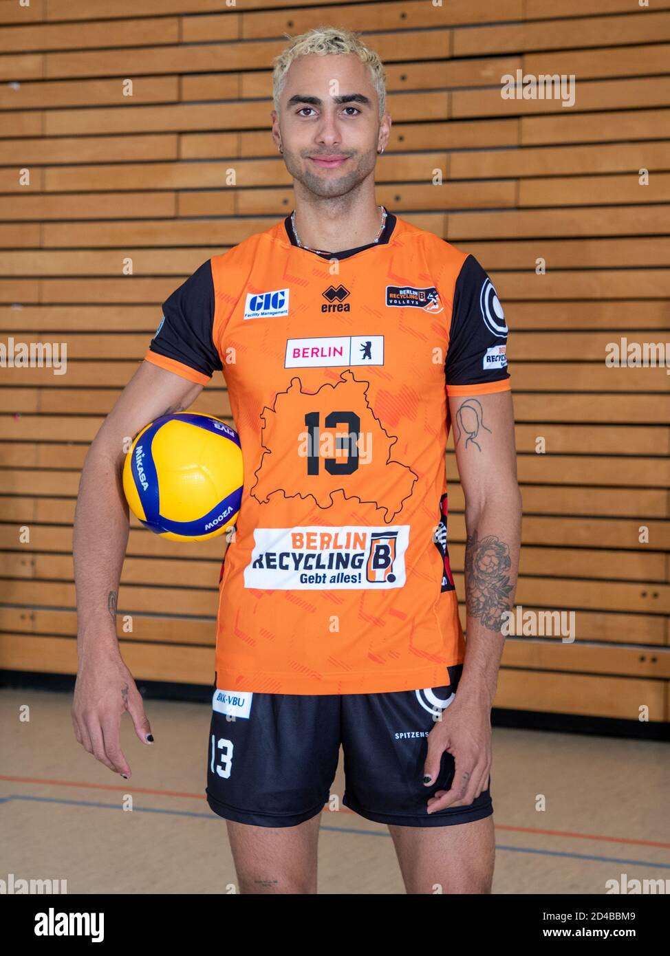Berlin, Germany. 30th Sep, 2020. Volleyball: Mediaday BR Volleys, Horst ...