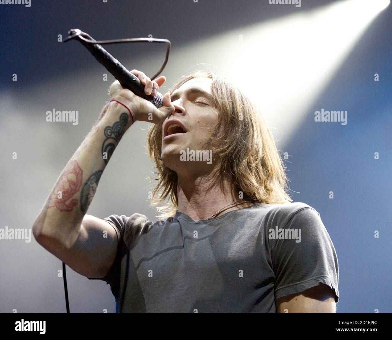 Incubus singer brandon boyd performs hi-res stock photography and ...
