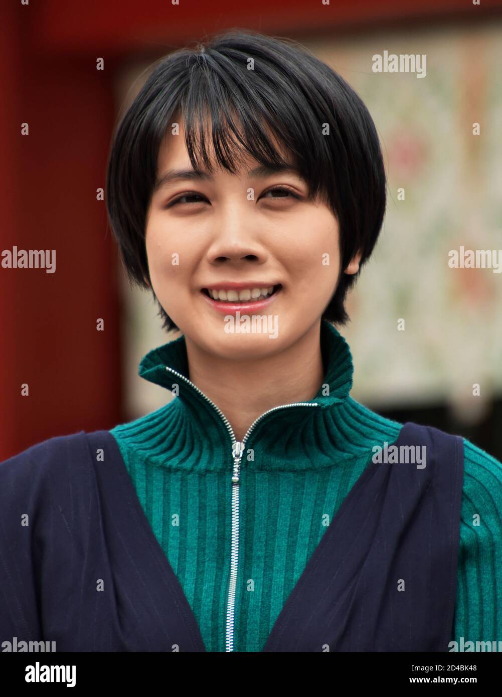 Japanese actress Honoka Matsumoto attends a press conference for "Mio-Tsukushi Ryouri-Chou" at ...