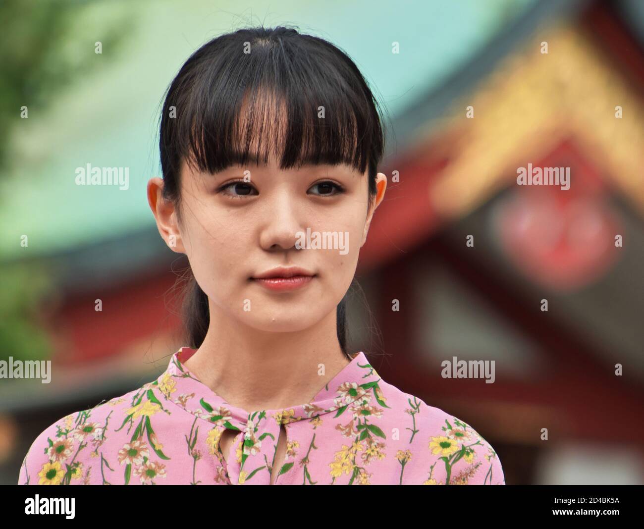 Japanese actress Nao attends a press conference for "Mio-Tsukushi Ryouri-Chou" at Kanda Myojin ...