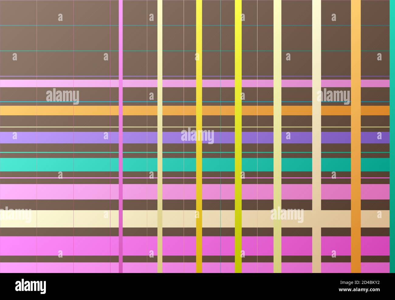Random colored mesh, grid, lattice and grating of intersecting straight ...