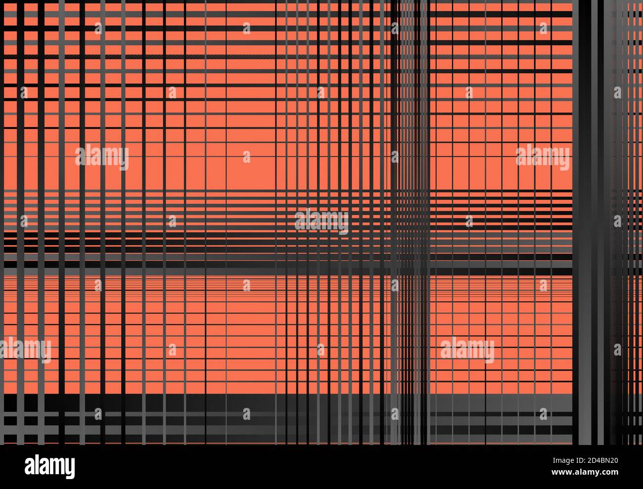 Colorful, black gradient grid, mesh, lattice or grille. Intersected ...