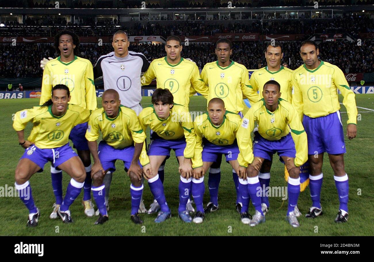 Roberto carlos and adriano hi-res stock photography and images - Alamy