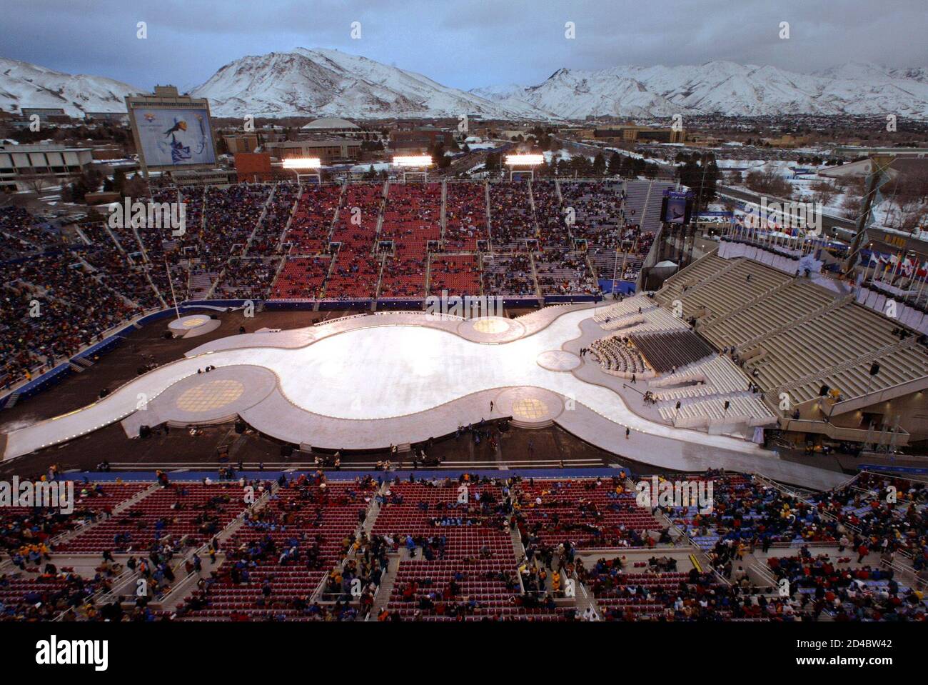 2002 winter olympics spectators hi-res stock photography and images - Alamy