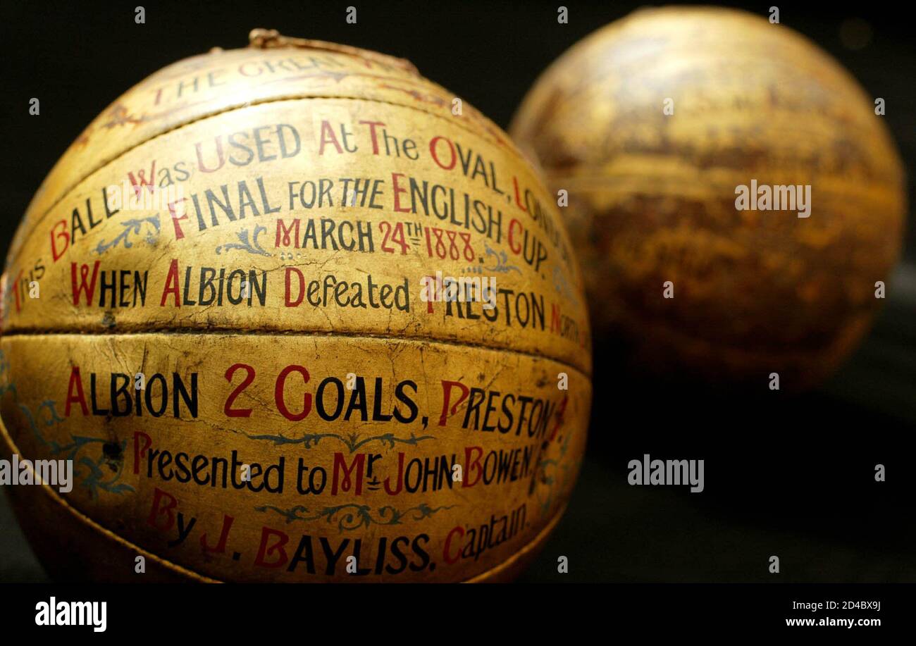 Two footballs hi-res stock photography and images - Alamy