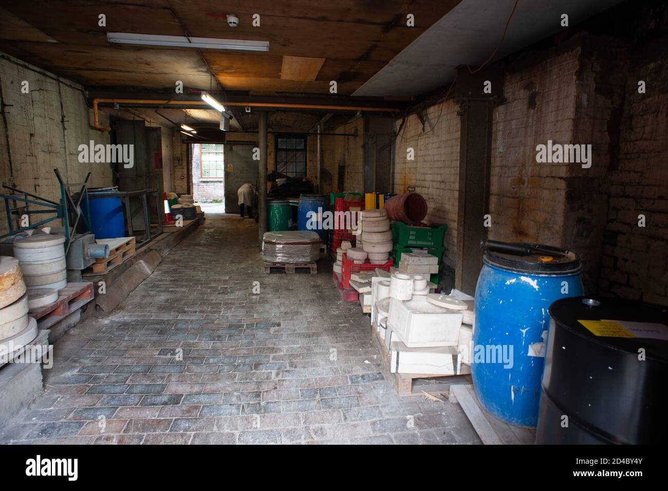 Middleport Pottery, Stoke on Trent, England. A restored and fully ...