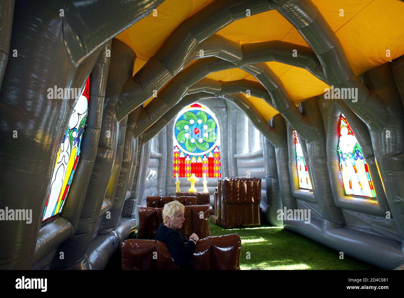 Worlds First Inflatable Church High Resolution Stock Photography and ...