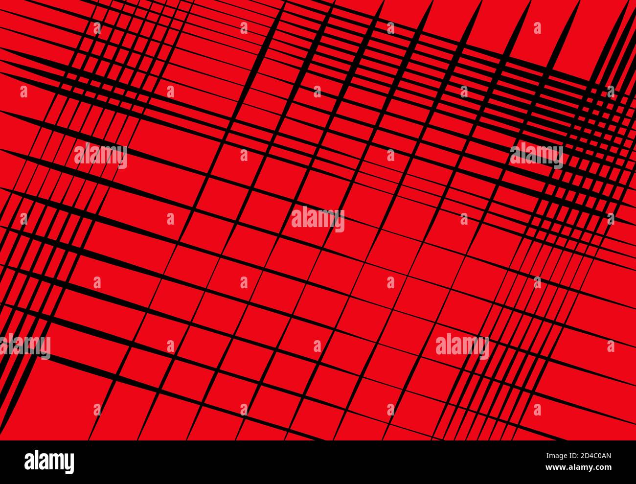 Simple Monochrome 1 Colored Mesh Grid Grating Of Intersecting