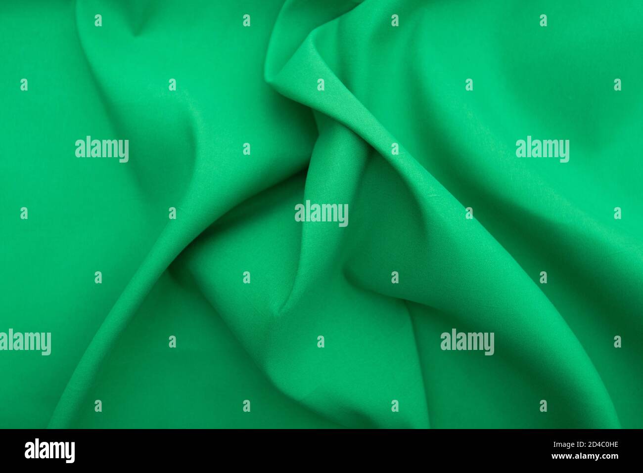 Wavy green fabric, cloth fabric texture or background, high resolution ...