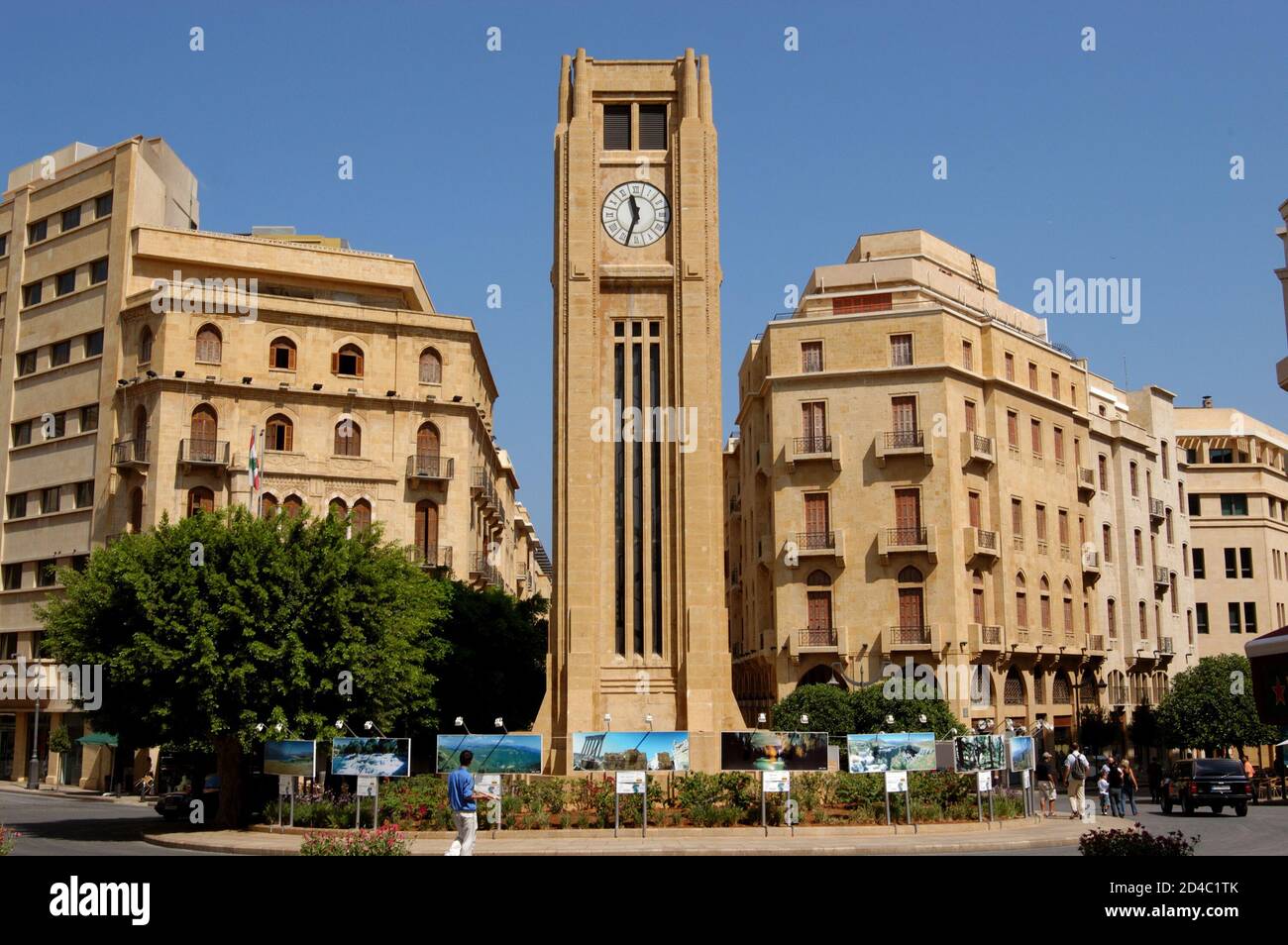 View of the Clock Tower in Downtown Beirut Stock Photo - Alamy