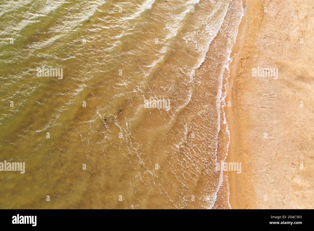 Landscape by the lake, soil and the lake edge. Photo in Qinghai, China ...