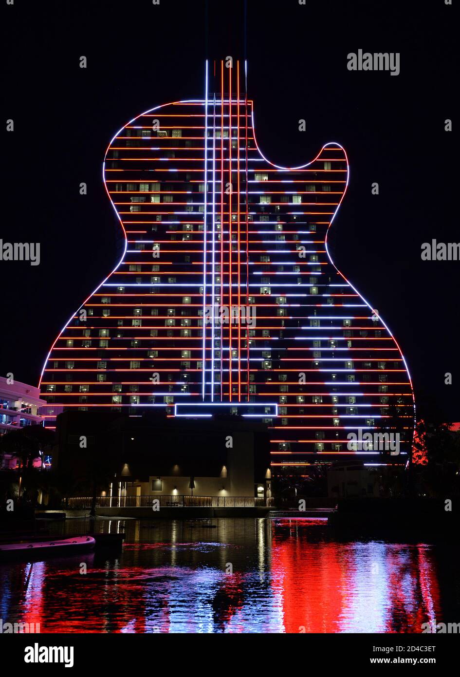 Hollywood FL, USA. 08th Oct, 2020. The Guitar Hotel at Seminole Hard ...
