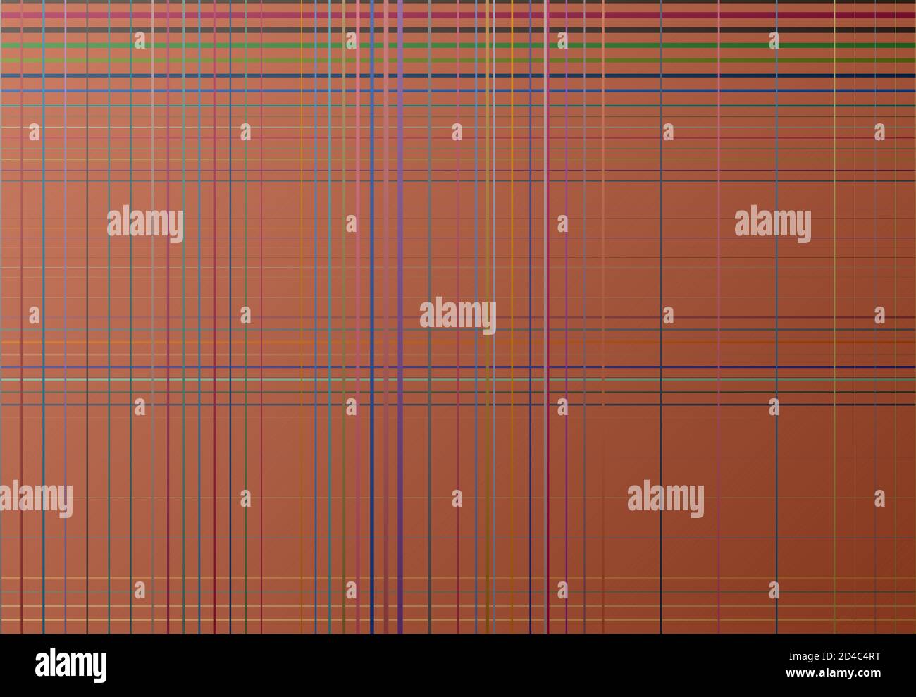 Random Colored Mesh Grid Lattice And Grating Of Intersecting Straight