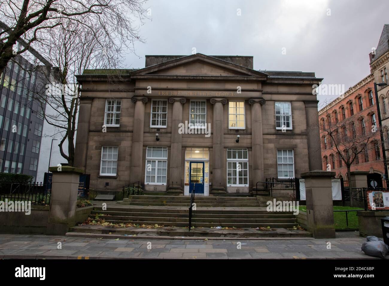 Friends Meeting House Building At Manchester England 8-12-2019 Stock ...