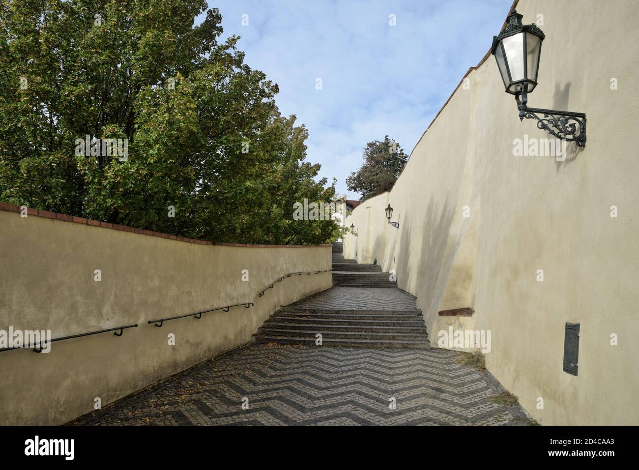 An Old Castle Stairs, a set of 121 stairs which connect the Lesser Town ...