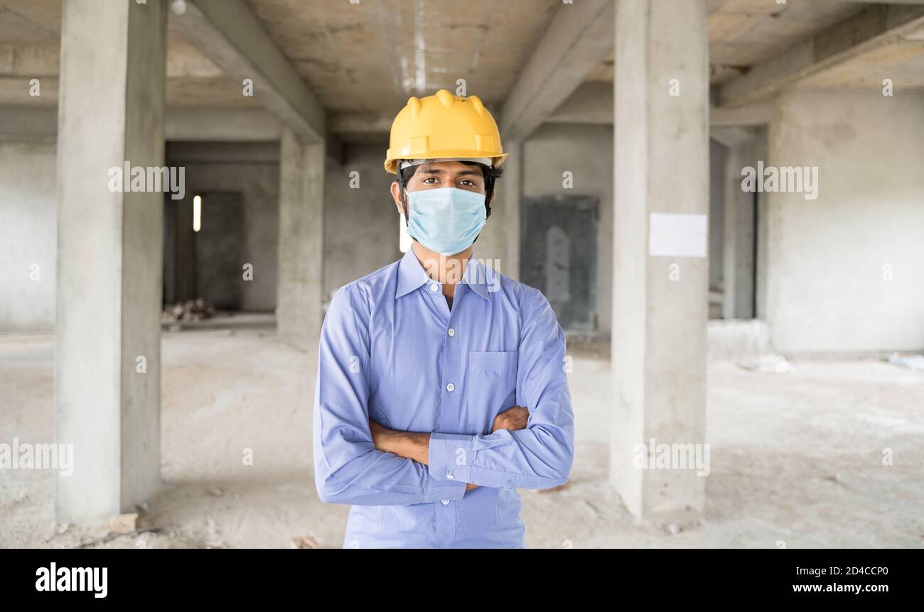 Concept of back to work, opening of construction sites after covid-19 ...