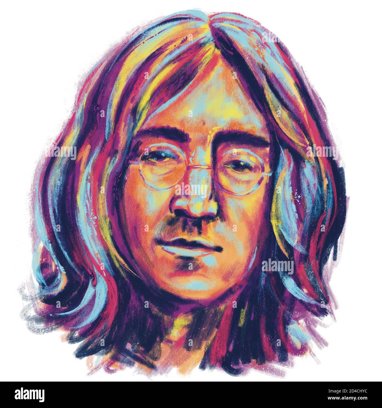 John lennon face hi-res stock photography and images - Alamy