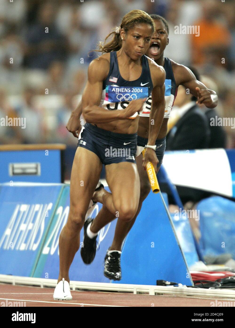 Olympics relay 2004 women hi-res stock photography and images - Alamy
