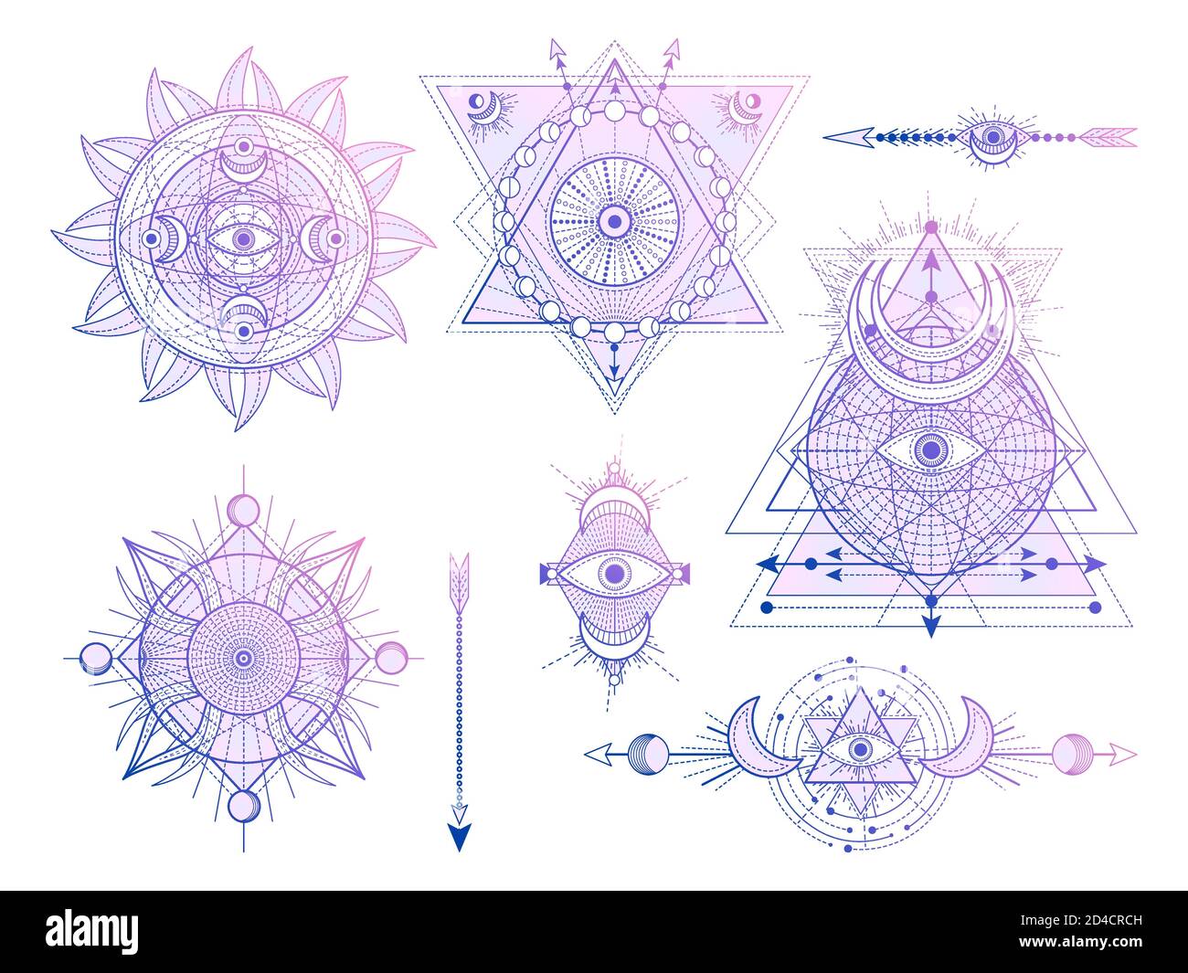 Sacred geometry symbols hi-res stock photography and images - Alamy