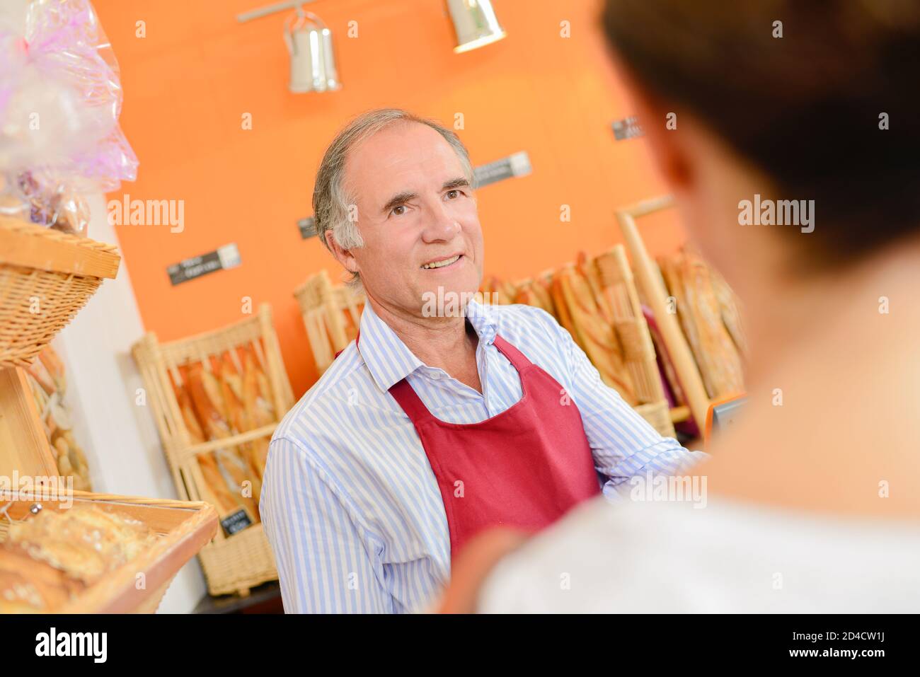 Woman proud of making bread hi-res stock photography and images - Alamy