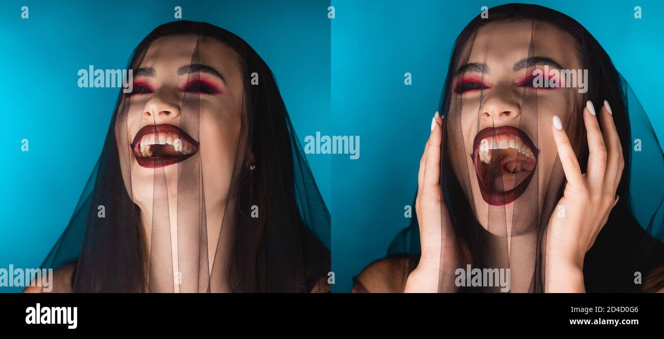 Makeup collage hi-res stock photography and images - Alamy