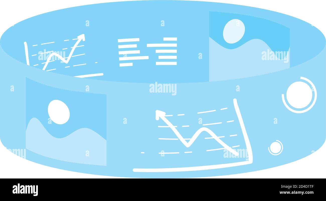 Virtual reality screen vector ai hi-res stock photography and images ...