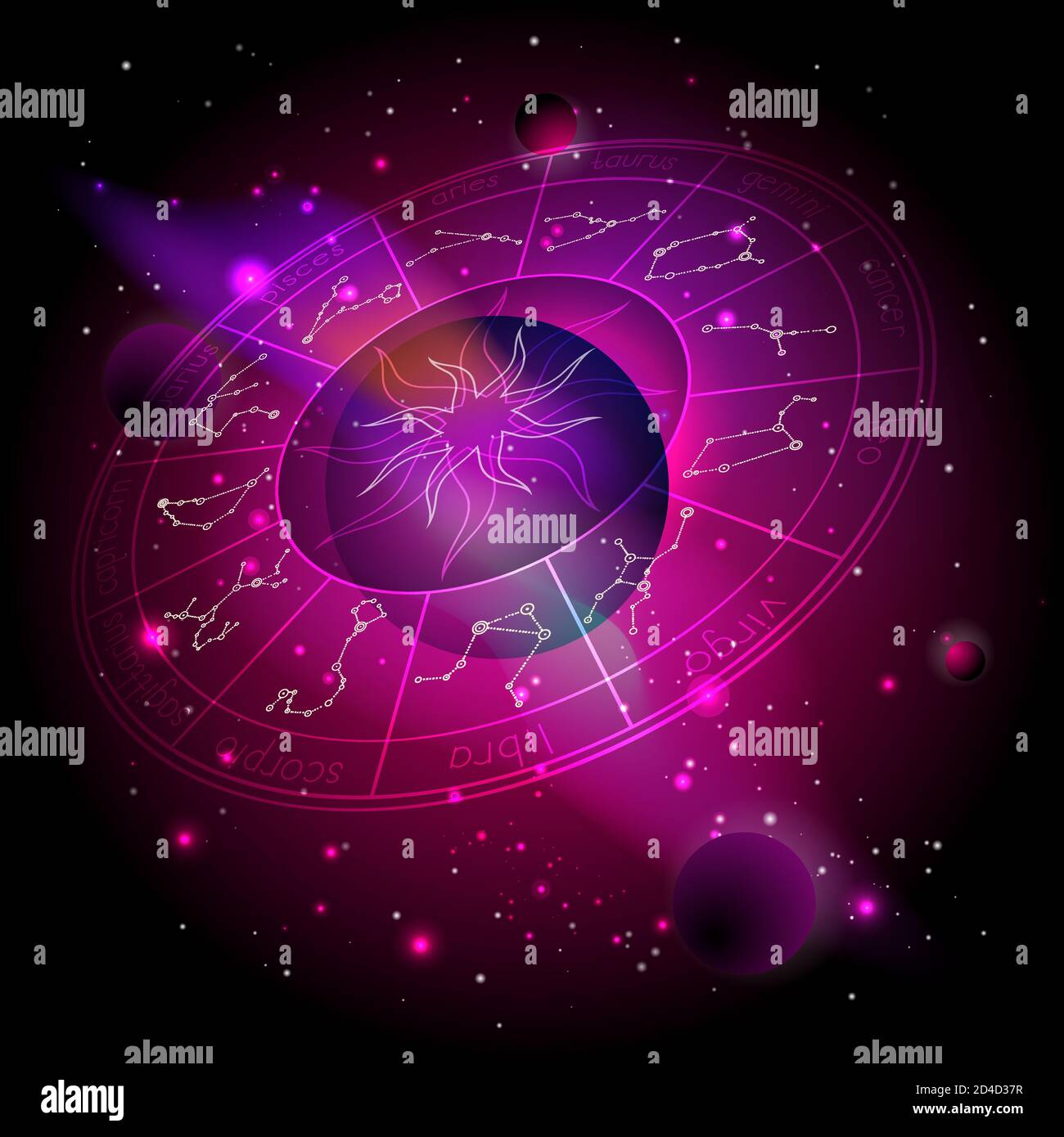 Astrology stars symbols zodiac scorpio Stock Vector Images - Alamy