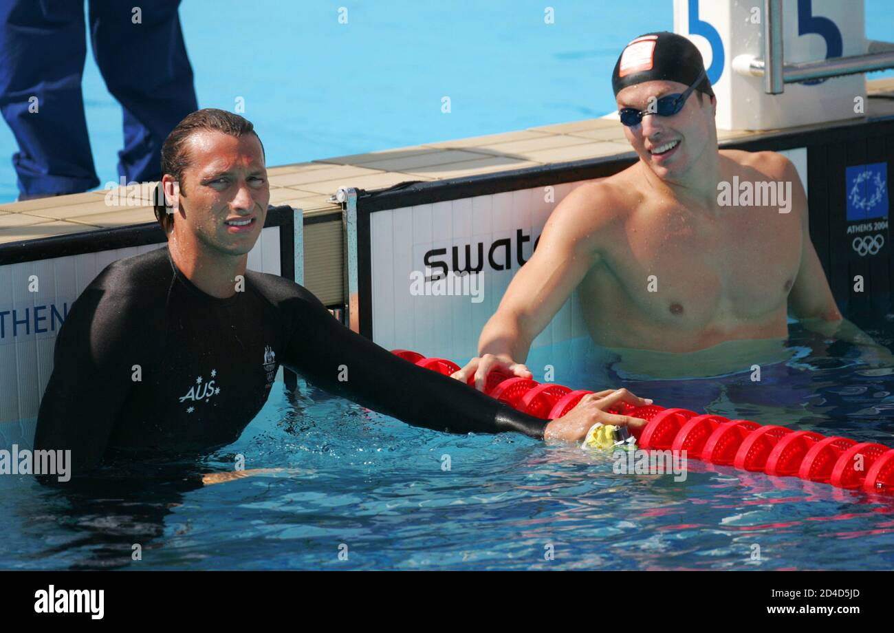 Australian swimmer ian thorpe hi-res stock photography and images - Alamy