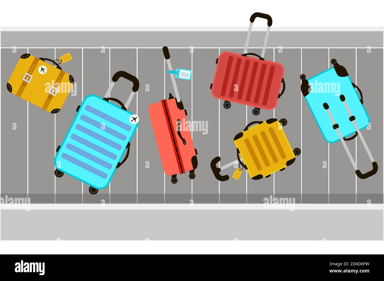 Luggage carousel Stock Vector Images - Alamy