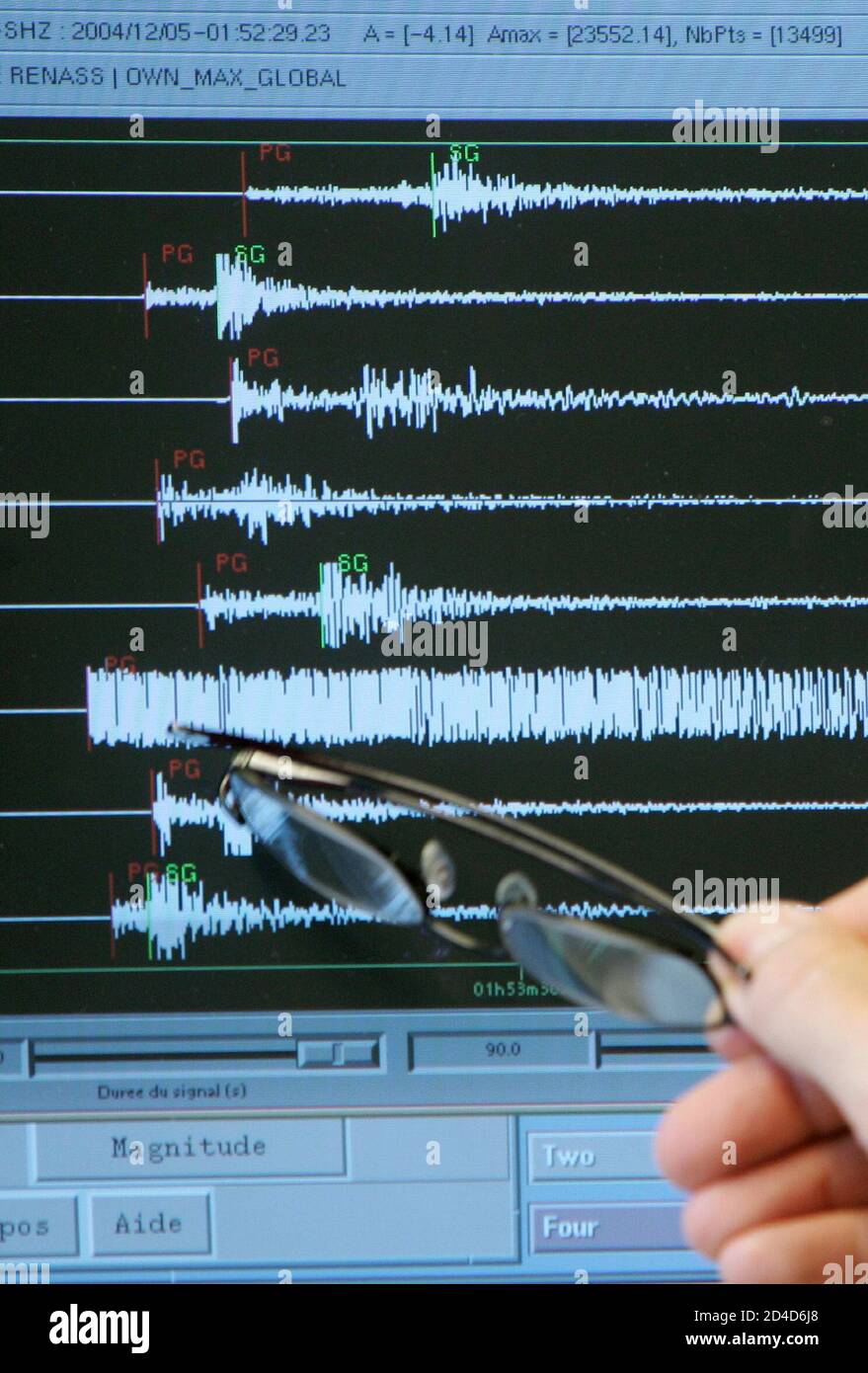 Richter scale graph hi-res stock photography and images - Alamy