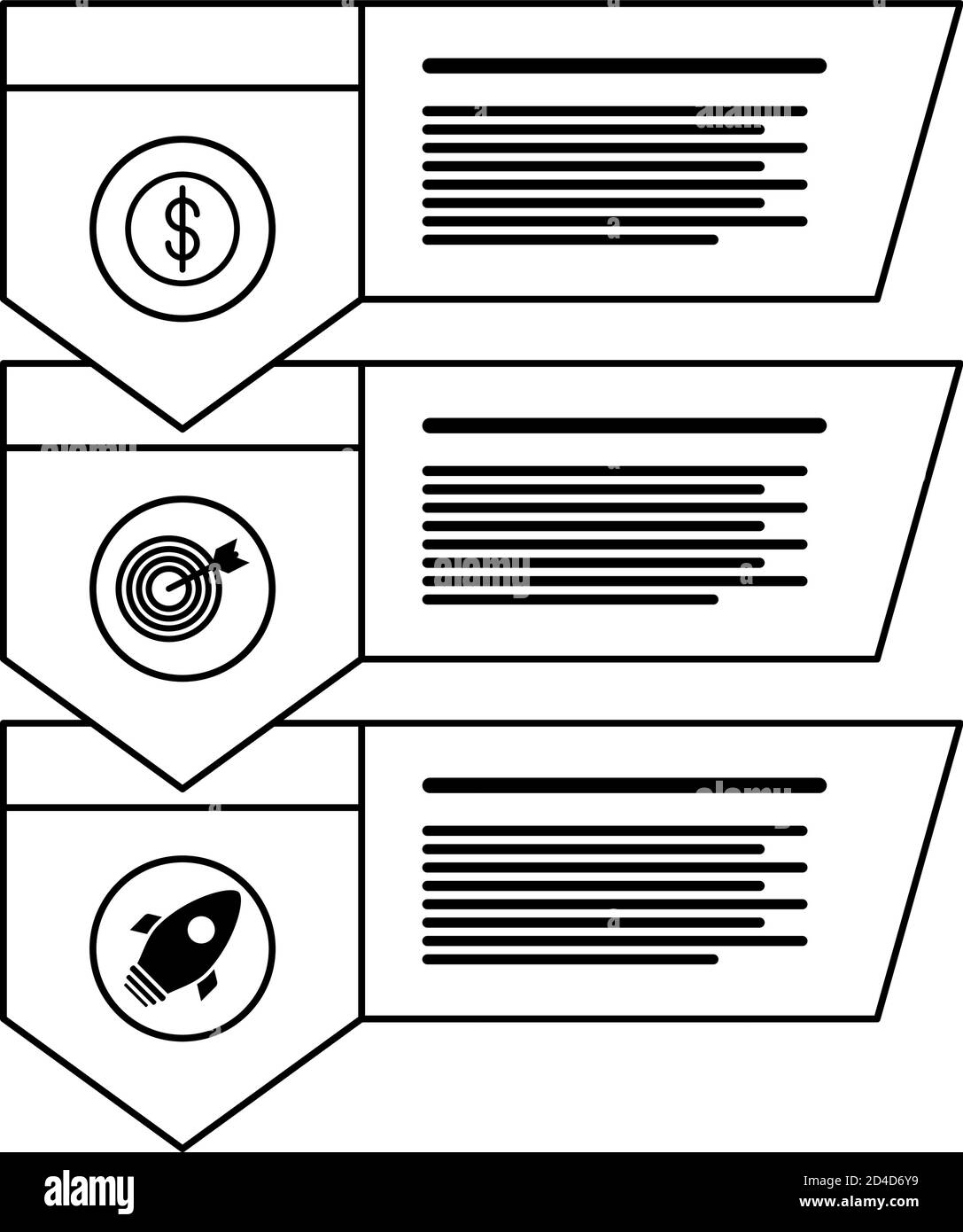 infographics statistics economy line style icon vector illustration ...