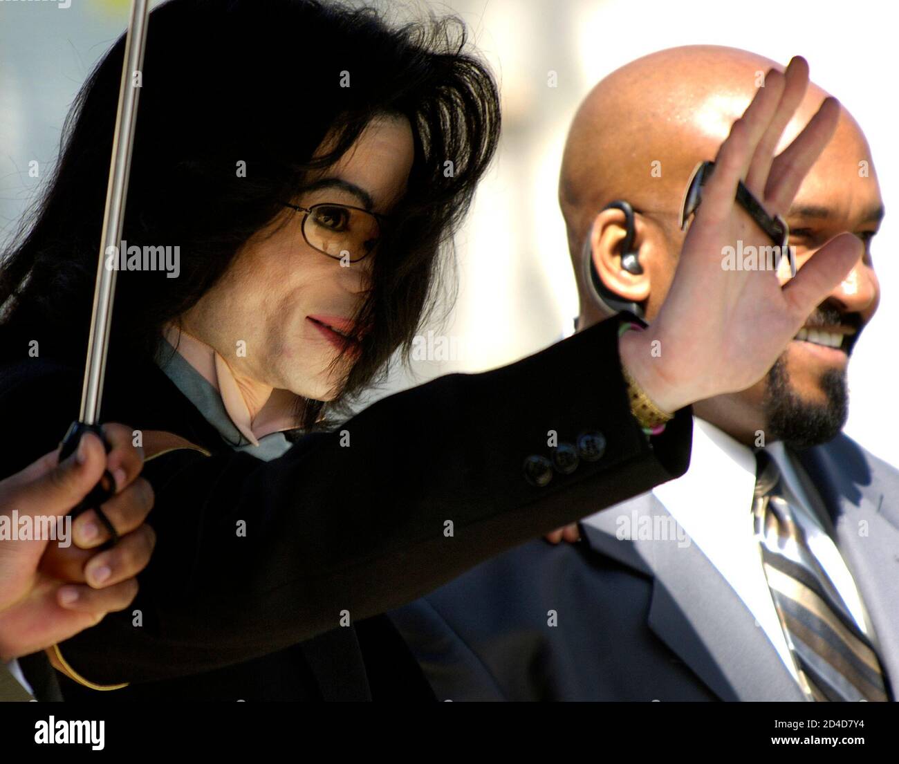 Michael jackson with security guard hi-res stock photography and images ...