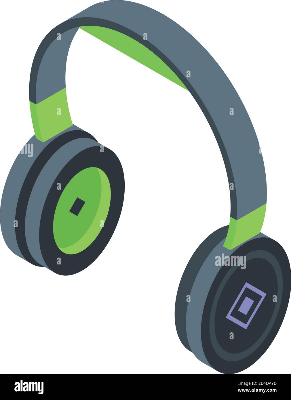 Computer headset icon, isometric style Stock Vector Image & Art - Alamy