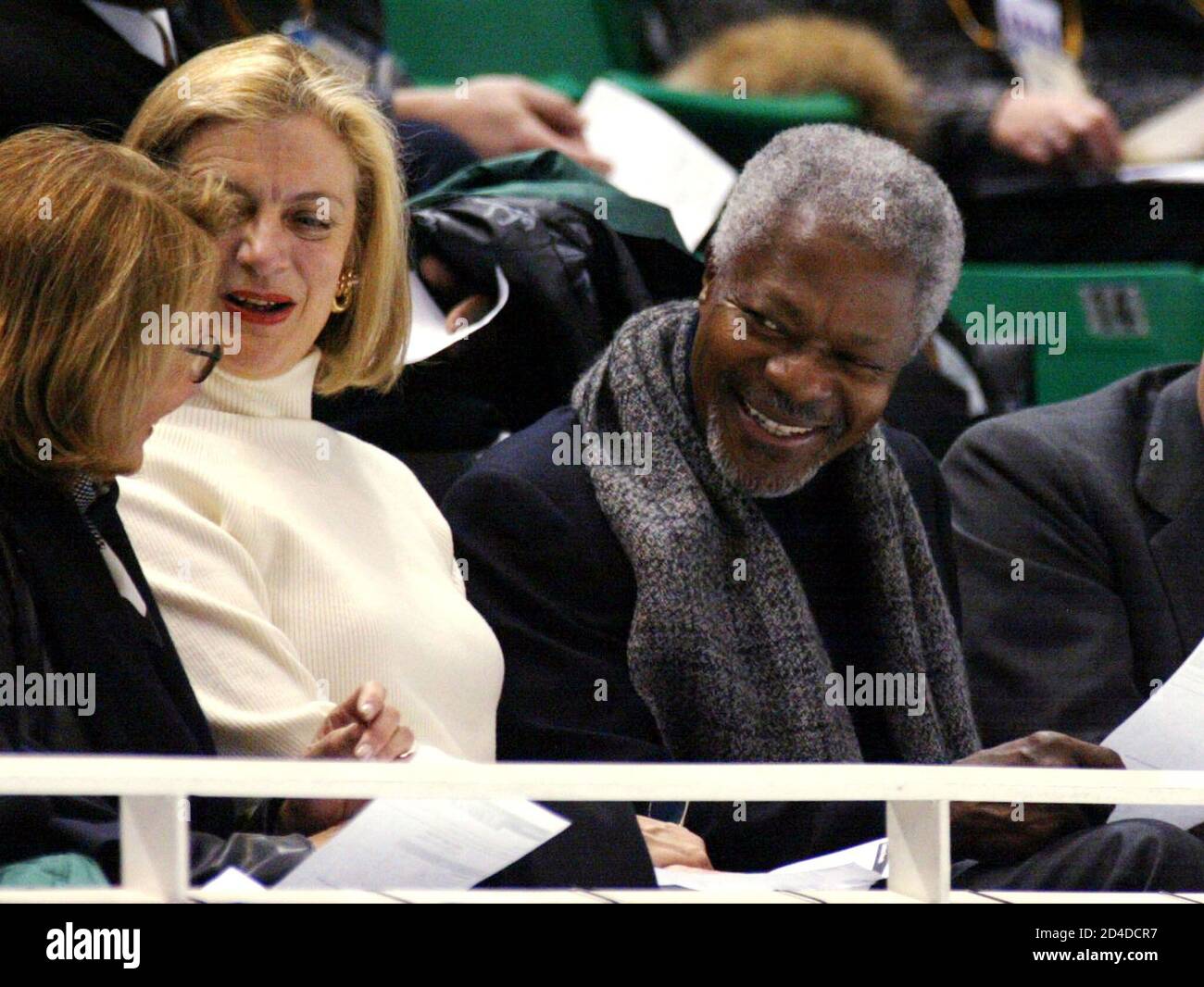 Un secretary general kofi annan wife hi-res stock photography and ...