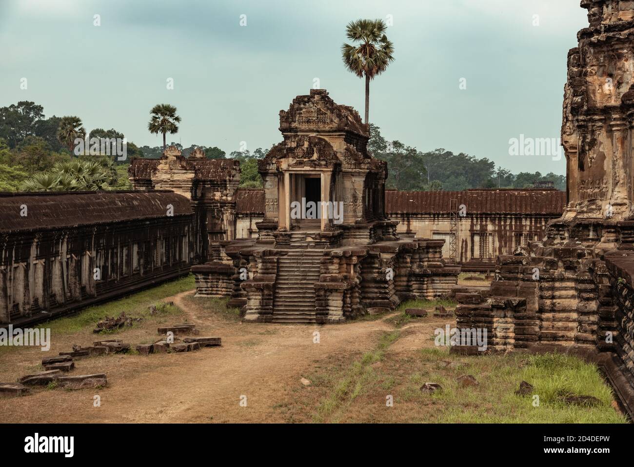 Inside the ancient city of Angkor Wat in Cambodia Stock Photo - Alamy