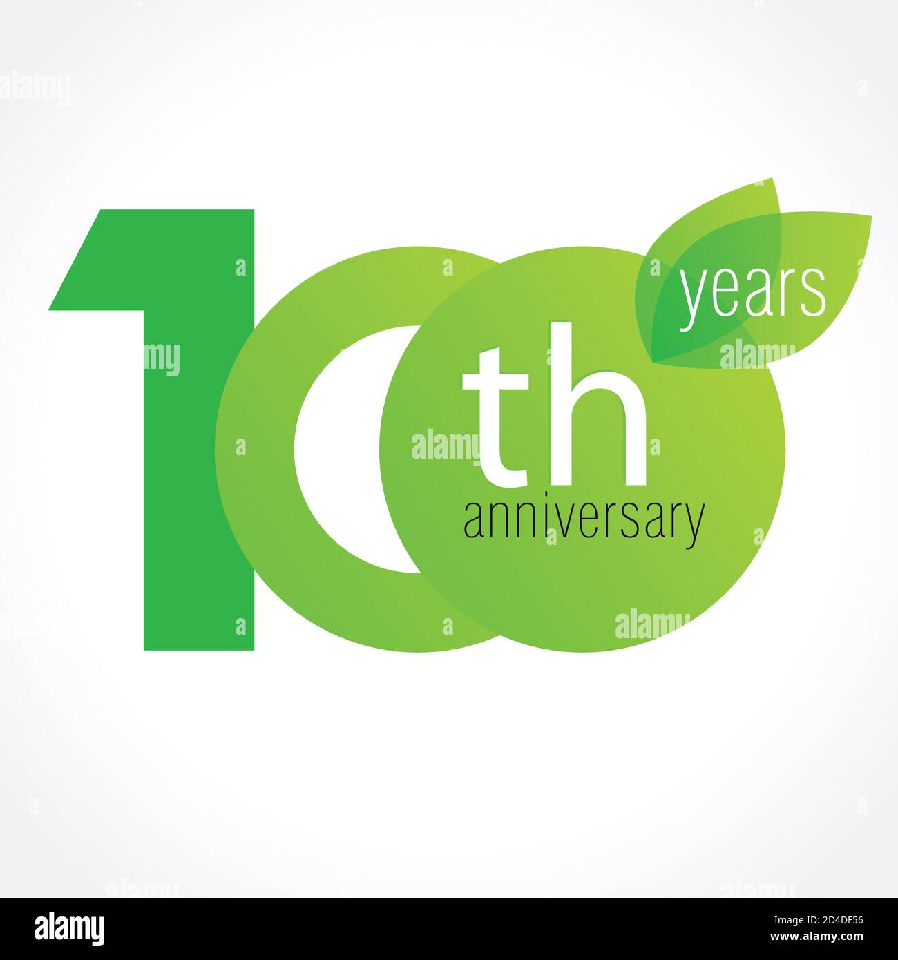 100 years celebration logo hi-res stock photography and images - Alamy