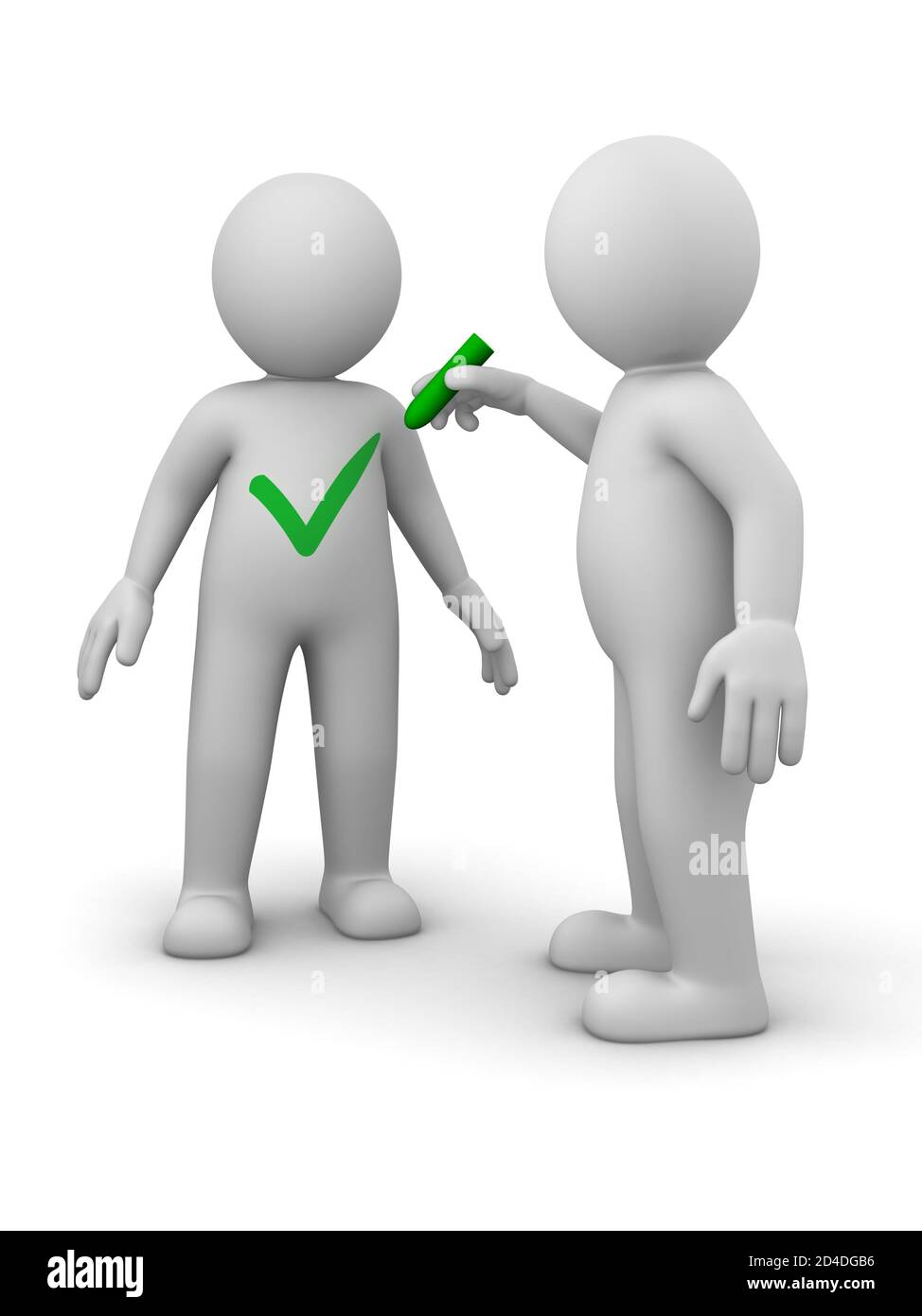 3D Character and Success Stock Photo - Alamy