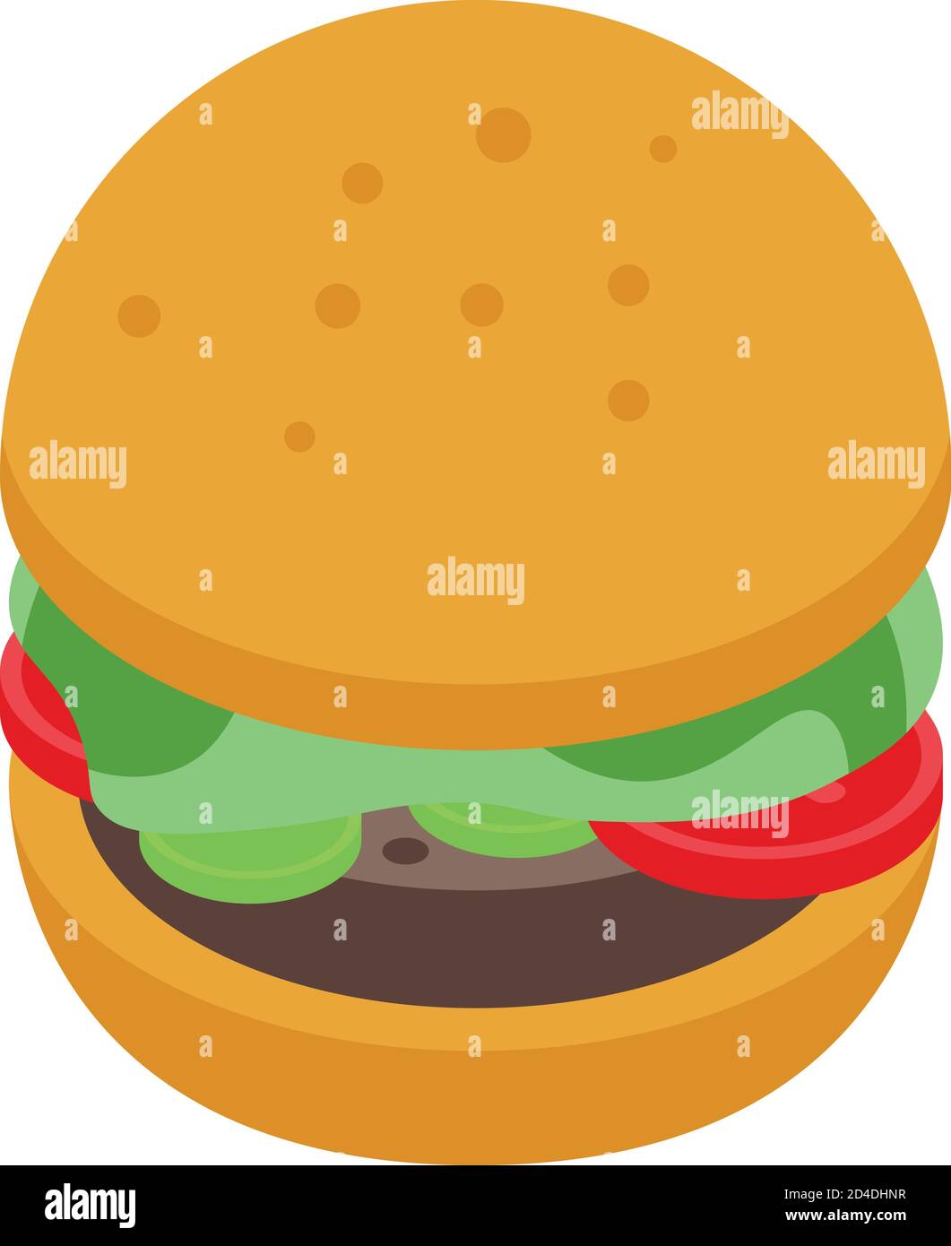 Streamer burger icon, isometric style Stock Vector Image & Art - Alamy