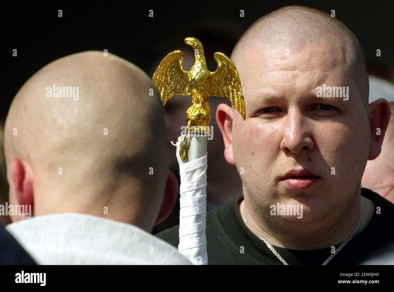 Berlin germany right wing demonstrators npd hi-res stock photography ...