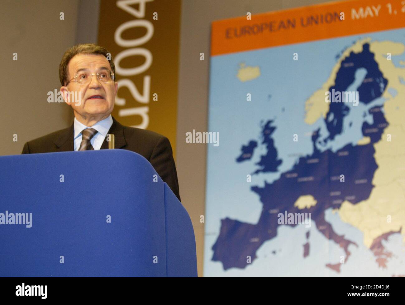 2004 europe map hi-res stock photography and images - Alamy