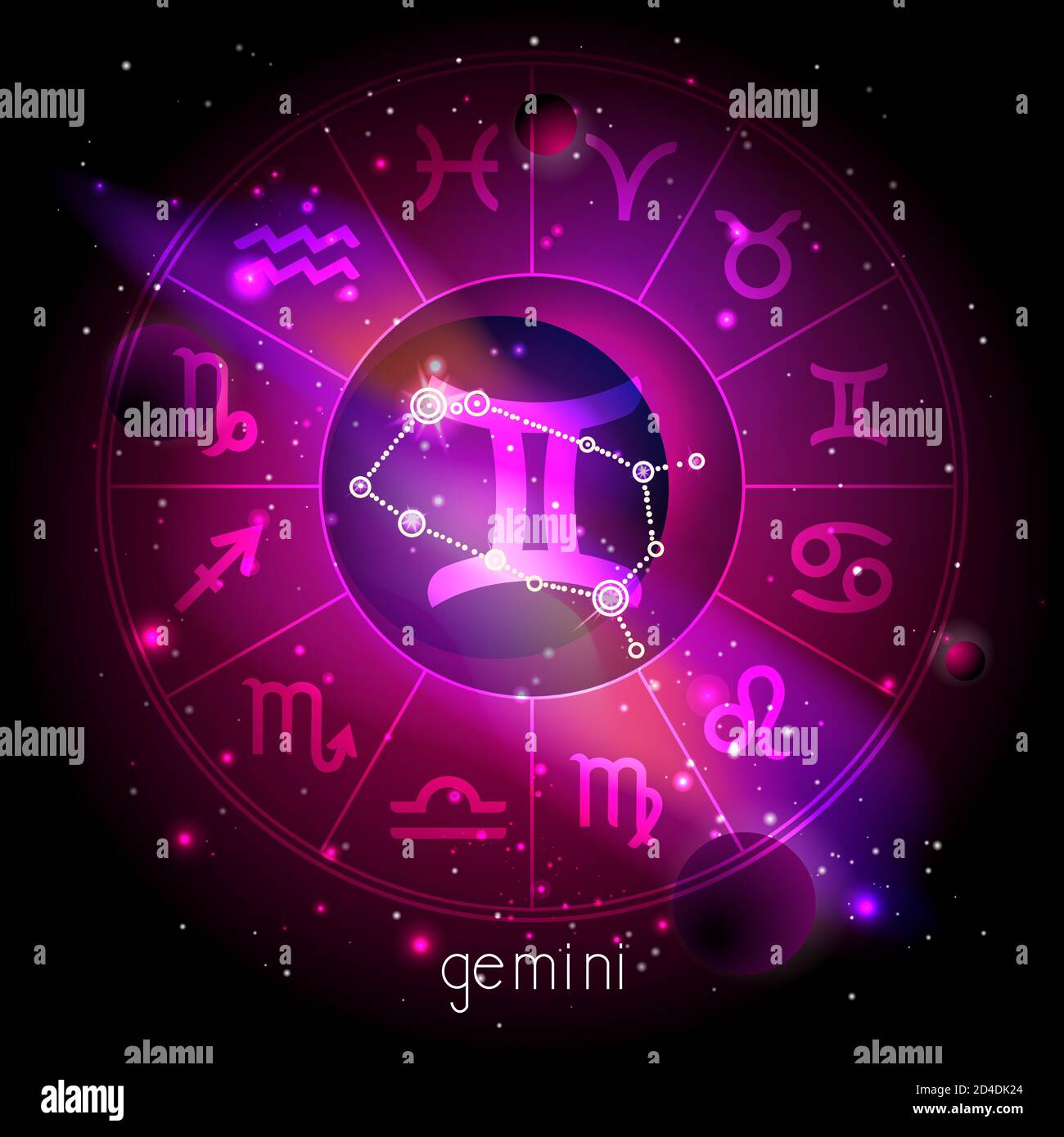Gemini Zodiac Constellations High Resolution Stock Photography and ...