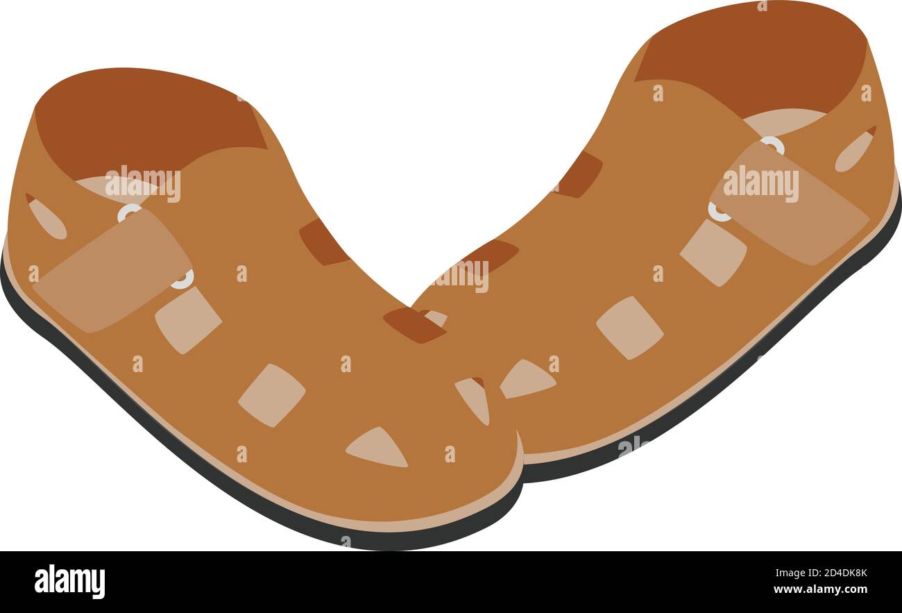 Men sandals icon, isometric style Stock Vector Image & Art - Alamy