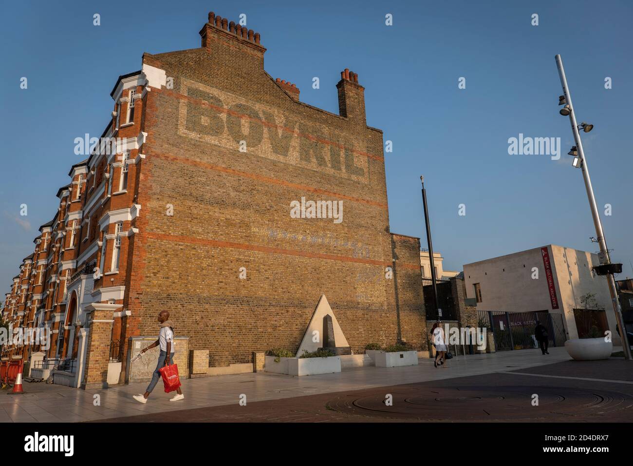 The African War Memorial at Windrush Square on the 16th September 2020 ...