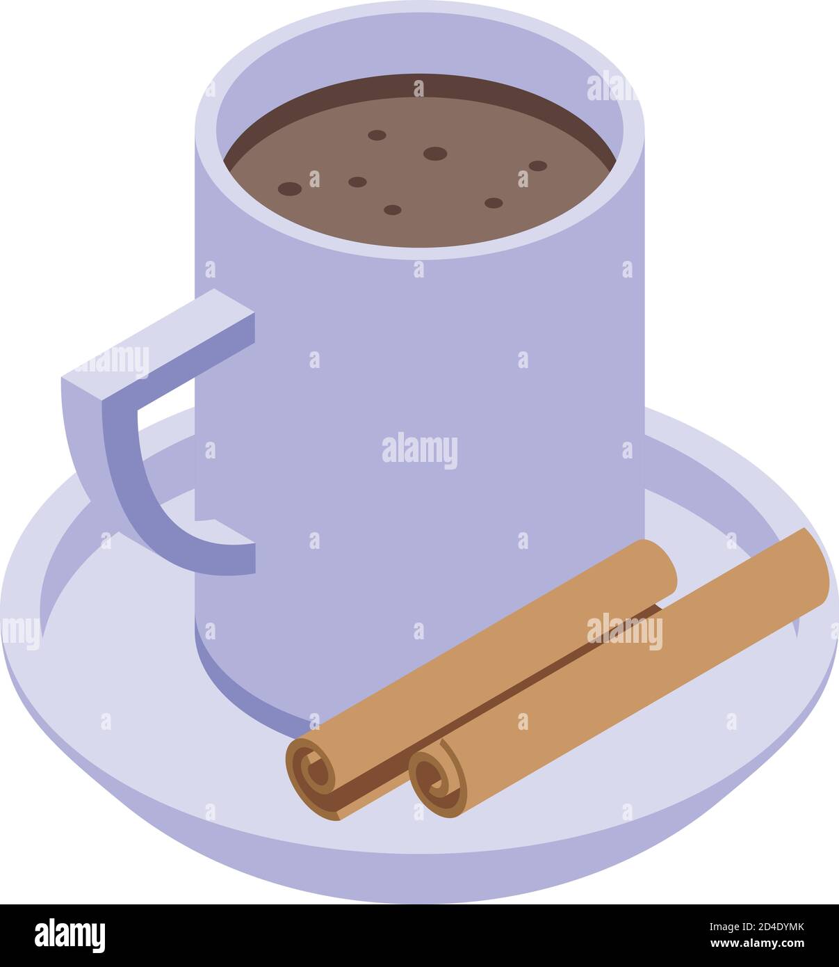 Cinnamon tea icon, isometric style Stock Vector Image & Art - Alamy