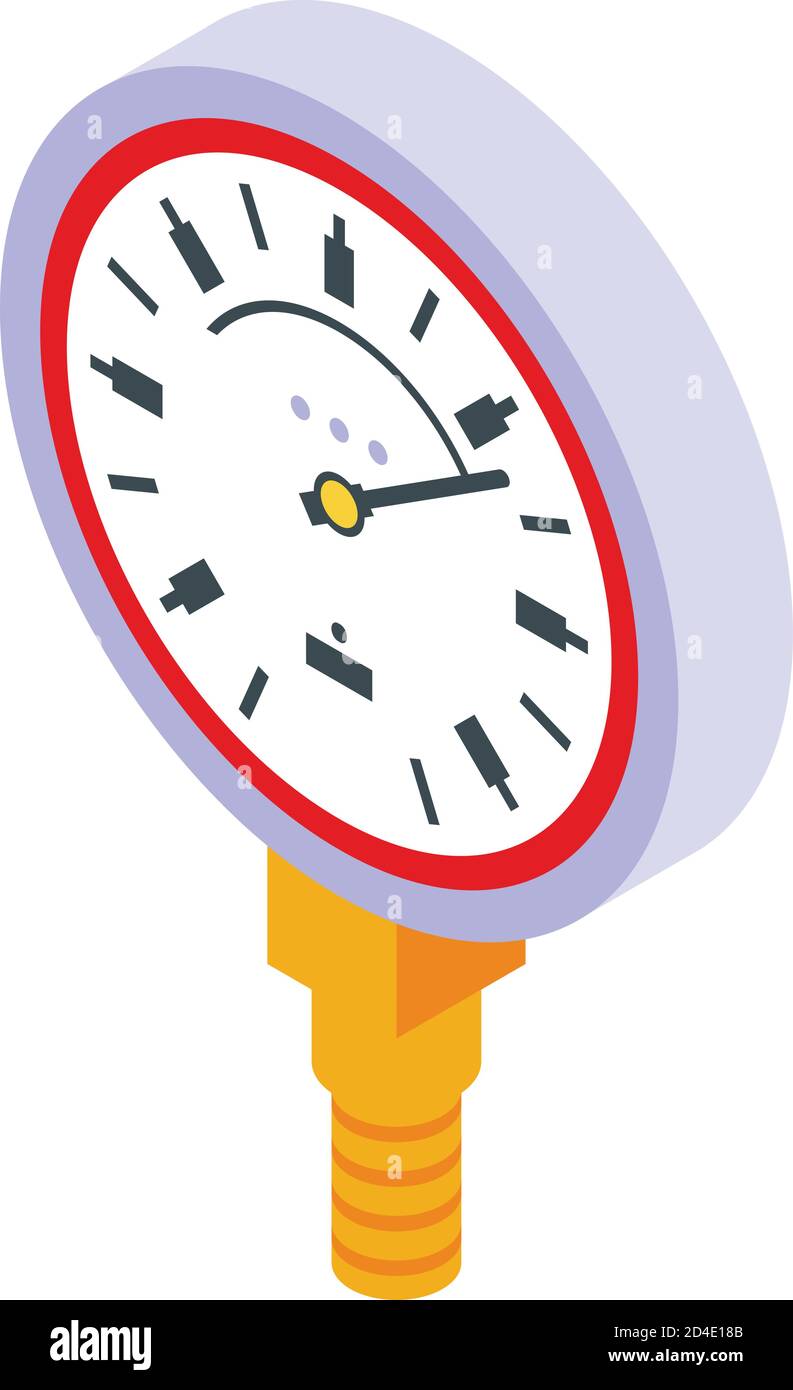 Manometer sensor icon, isometric style Stock Vector Image & Art - Alamy