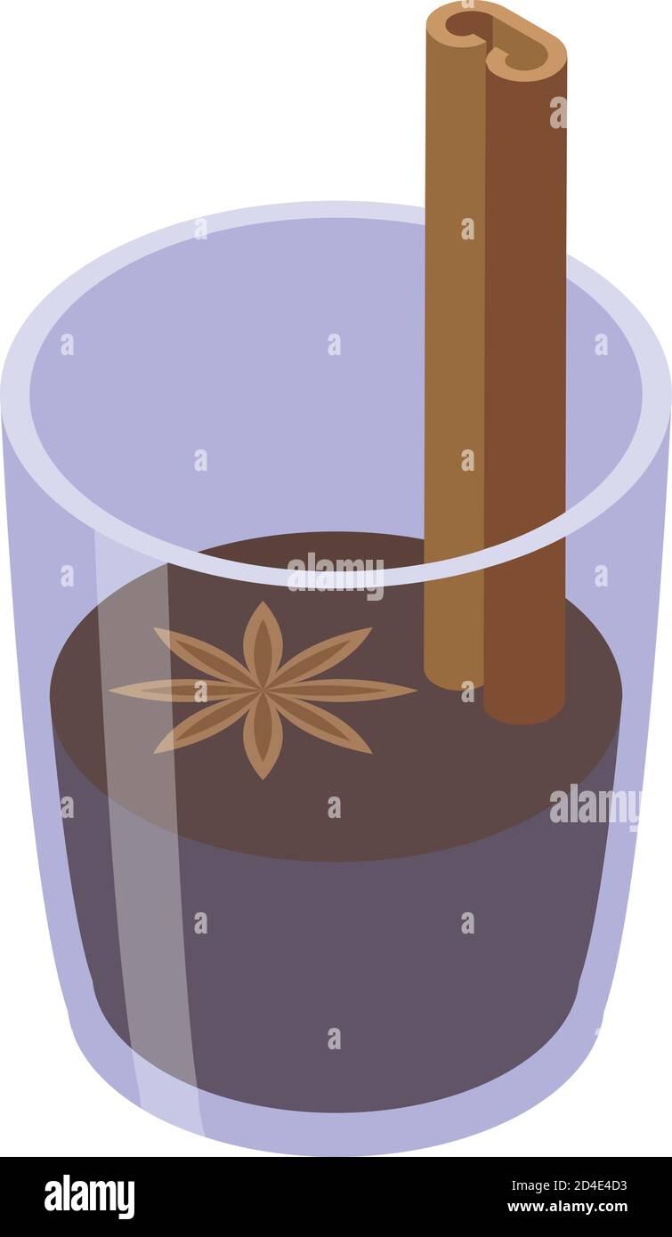 In winter cinnamon apple Stock Vector Images - Alamy