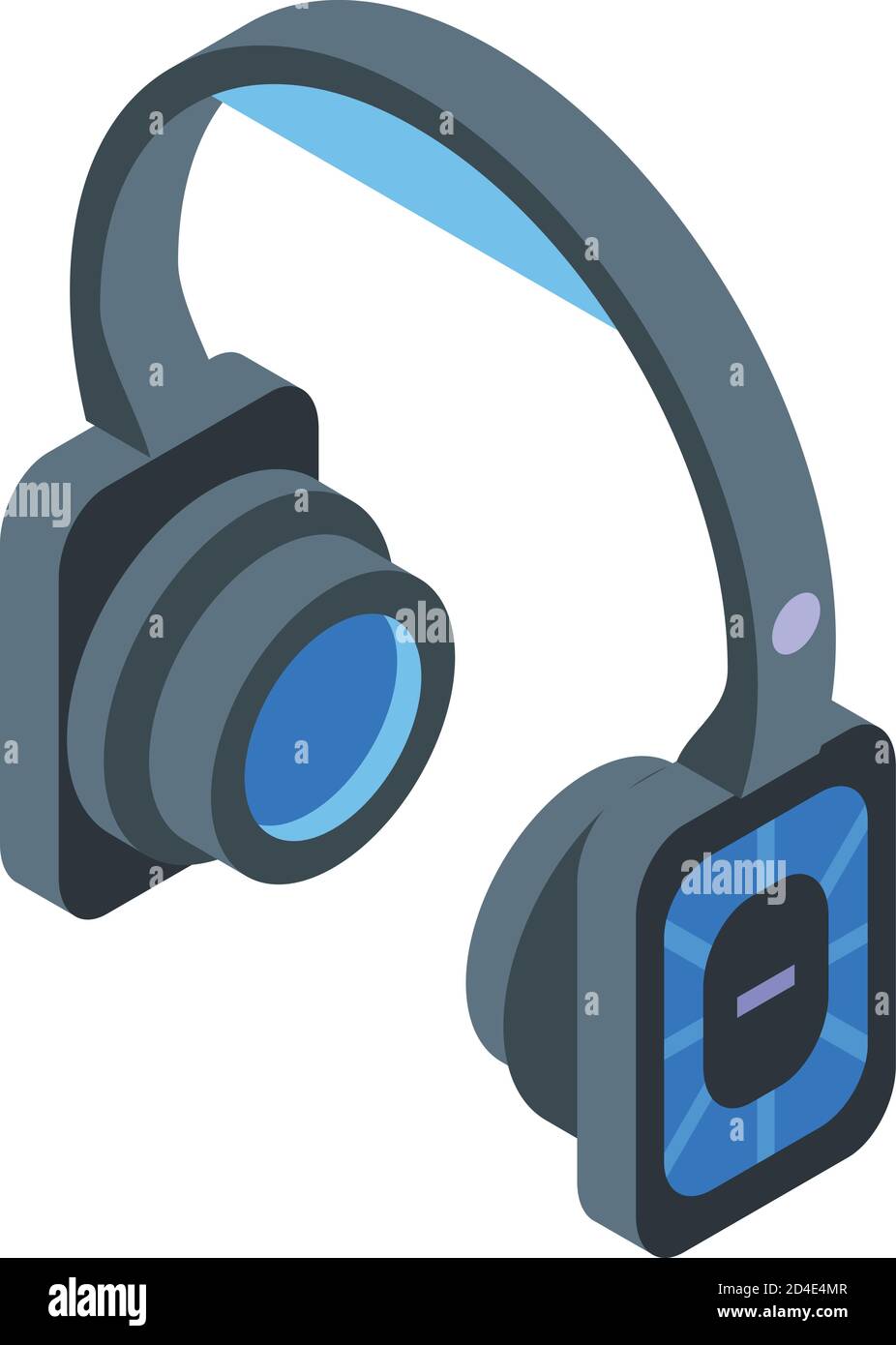 Girl headset learning online Stock Vector Images - Alamy